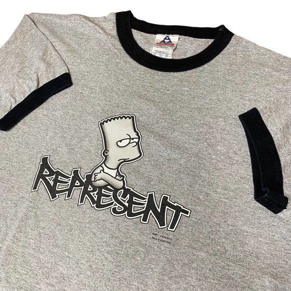Aaa | Shirts | Vintage Simpons T Shirtsizexl Bart Simpson Represent ...